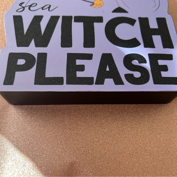 Disney | Holiday | Disney Ursula Sea Witch Please Mini Sign | Poshmark